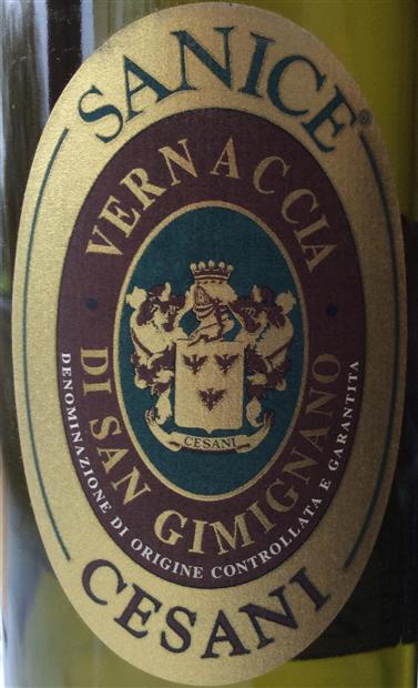 2006 Cesani Vincenzo Vernaccia di San Gimignano Sanice Riserva, Italy ...
