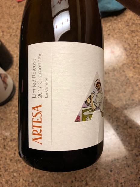 2017 Artesa Chardonnay Limited Release Carneros, USA, California, Napa ...