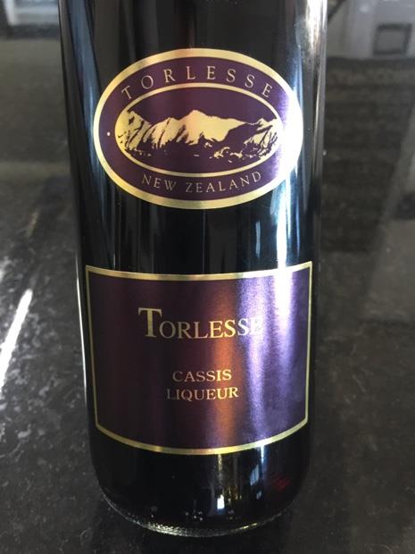NV Torlesse Wines Cassis, New Zealand, South Island, Canterbury ...