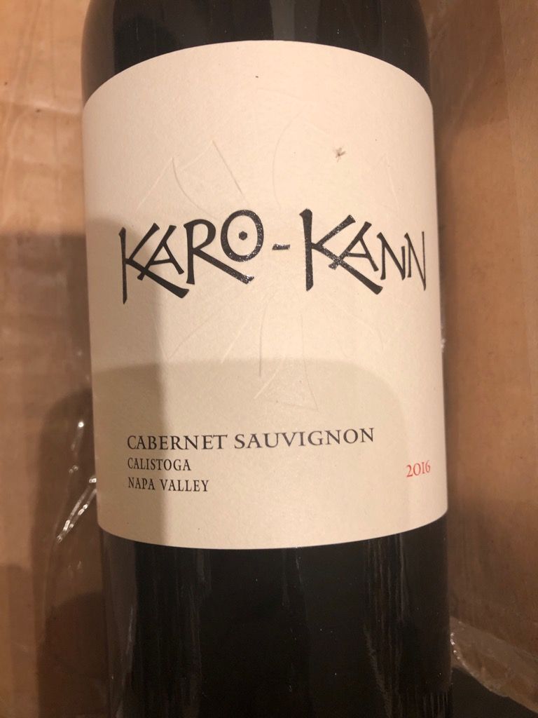 2016 Karo-Kann Cabernet Sauvignon Rutherford, USA, California, Napa ...