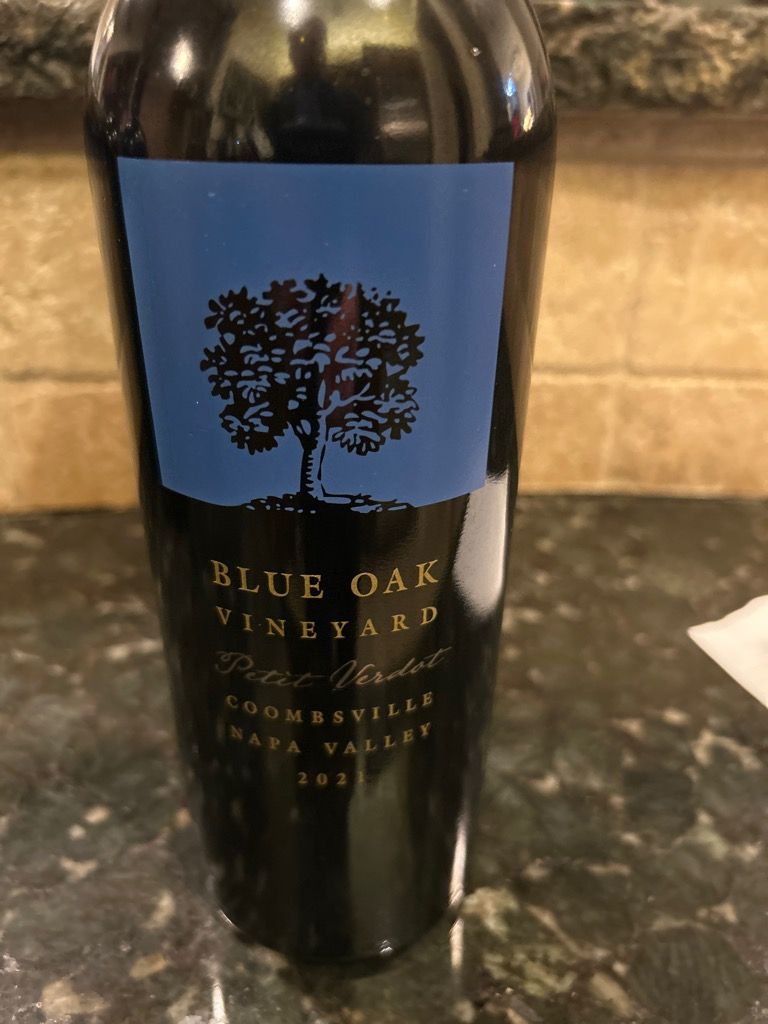 2021 Blue Oak Estate Vineyards Petit Verdot, USA, California, Napa ...