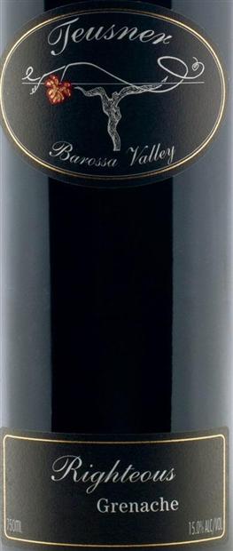 2022 Teusner Grenache Righteous, Australia, South Australia, Barossa ...