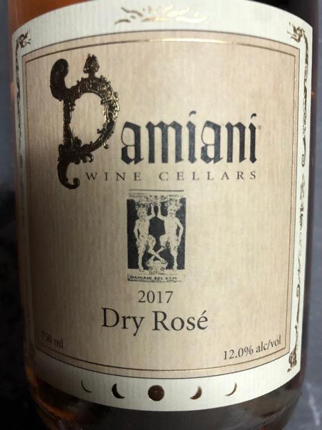 2017 Damiani Wine Cellars Dry Rosé, USA, New York, Finger Lakes, Seneca ...