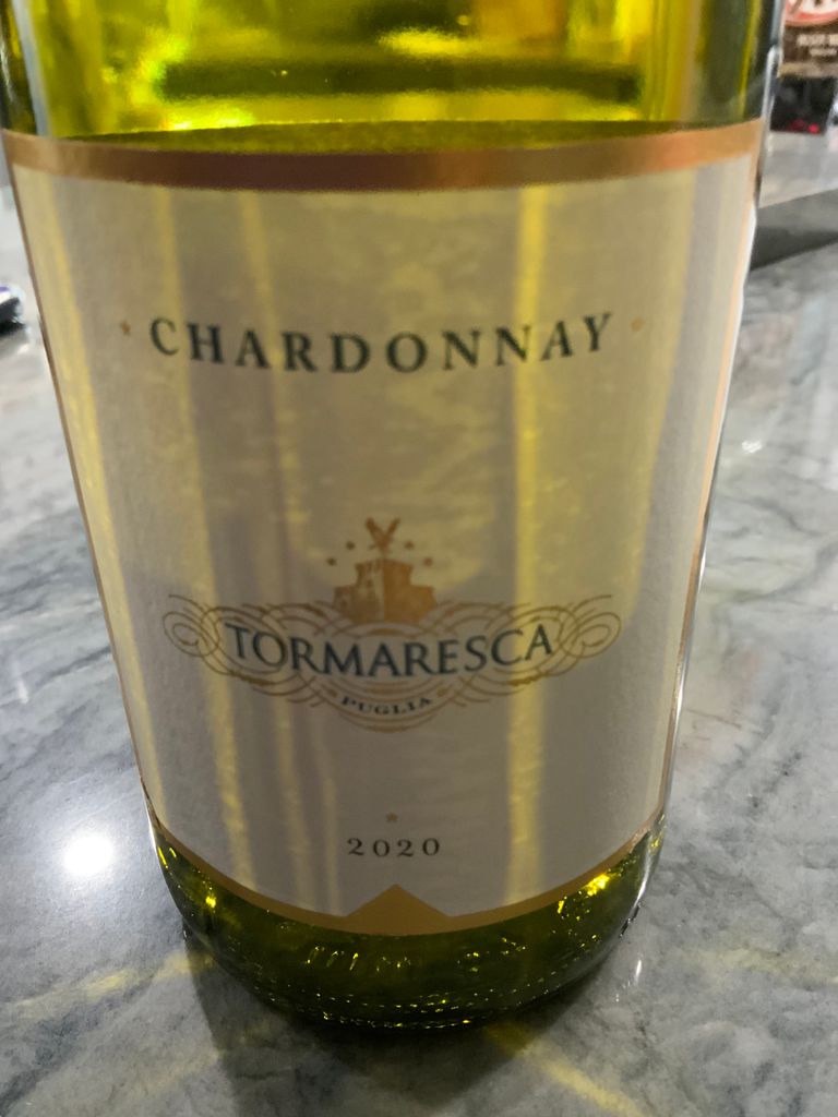 2021 Tormaresca Chardonnay Puglia IGT, Italy, Puglia, Puglia IGT ...