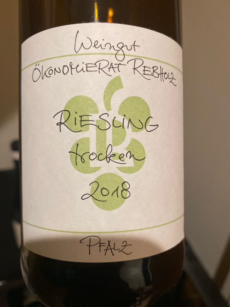 2017 Weingut Ökonomierat Rebholz Riesling trocken, Germany, Pfalz ...