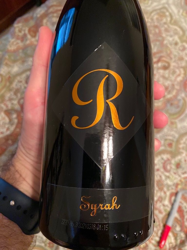2020 Jeff Runquist Syrah "R" 3-Way Vineyard, USA, California, Central ...