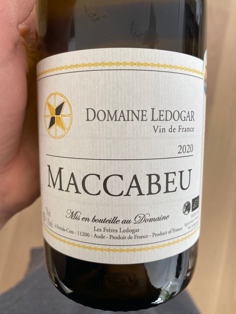 2022 Domaine Ledogar Maccabeu Vin de France, France, Vin de France ...