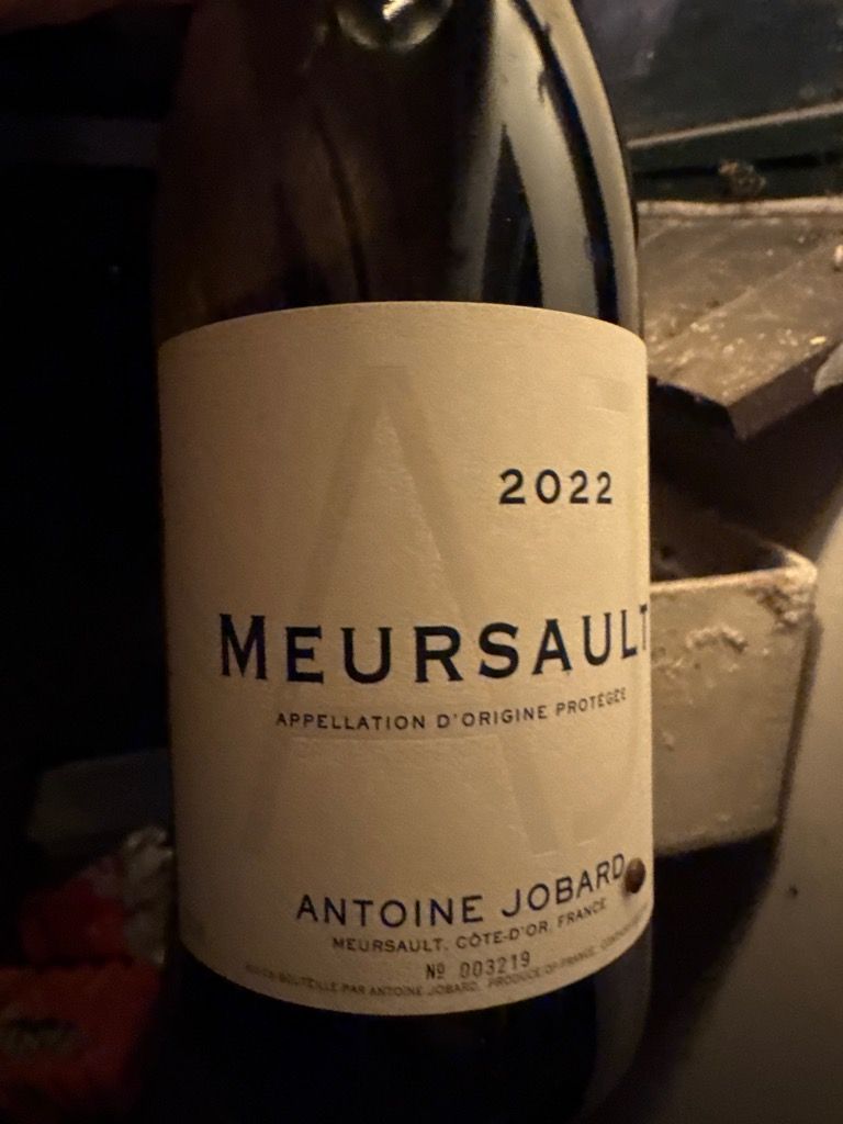 2022 Domaine Antoine Jobard Meursault, France, Burgundy, Côte de Beaune ...
