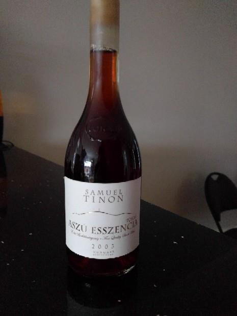 2000 Samuel Tinon Tokaji Aszú Eszencia, Hungary, Tokaji - CellarTracker