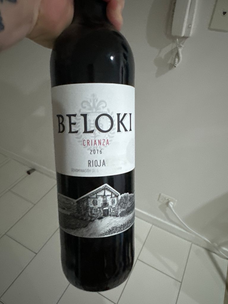 2016 Beloki Rioja Crianza, Spain, La Rioja, Rioja - CellarTracker