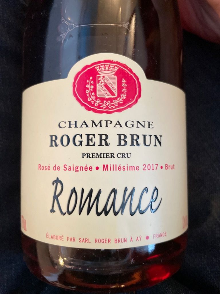 2017 Roger Brun Champagne Rose Saignee Romance, France, Champagne ...
