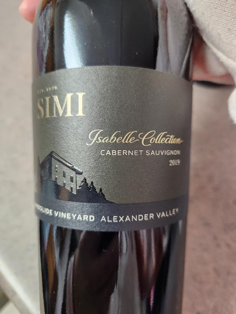 2019 Simi Cabernet Sauvignon Isabelle Collection Landslide Vineyard ...