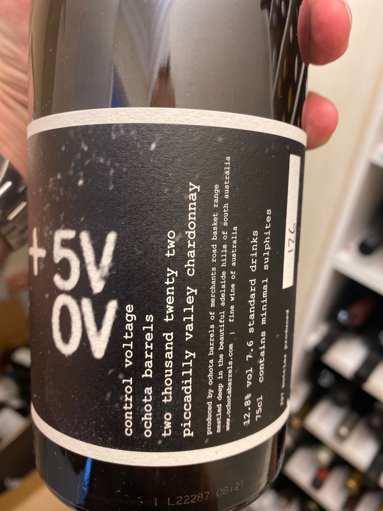 2022 Ochota Barrels Chardonnay +5V 0V, Australia, South Australia ...