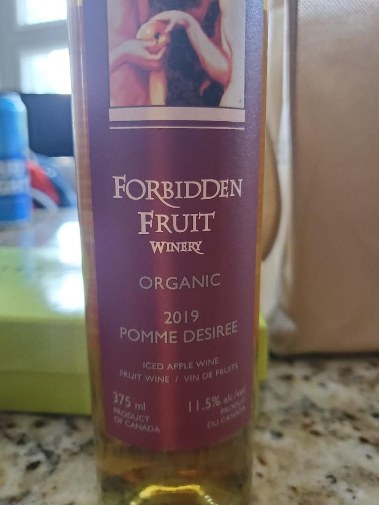 2017 Forbidden Fruit Winery Pomme Desiree, Canada, British Columbia ...