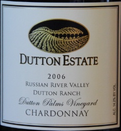 2006 Dutton Estate Chardonnay Dutton Ranch Dutton Palms Vineyard, USA ...