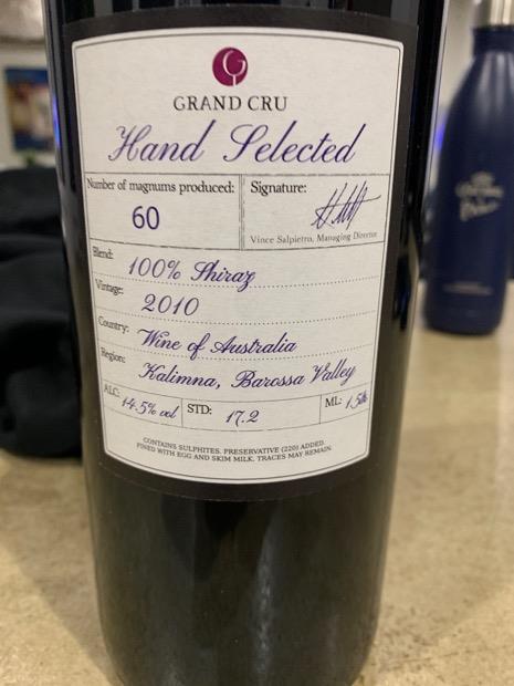 2018 Grand Cru Hand Selected GSM, Australia, South Australia, Barossa ...