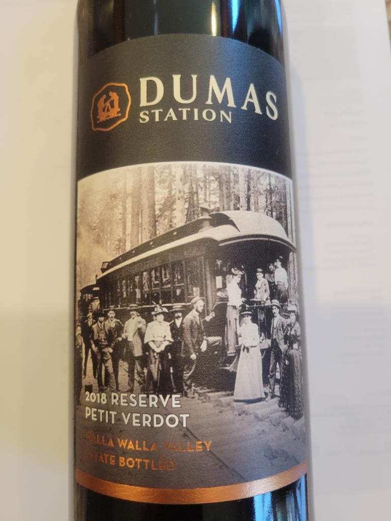 2018 Dumas Station Petit Verdot Reserve, USA, Washington, Columbia ...