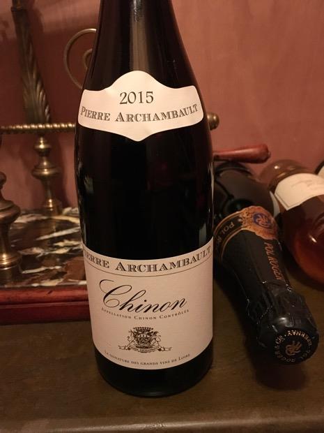 2015 Pierre Archambault Chinon, France, Loire Valley, Touraine, Chinon ...