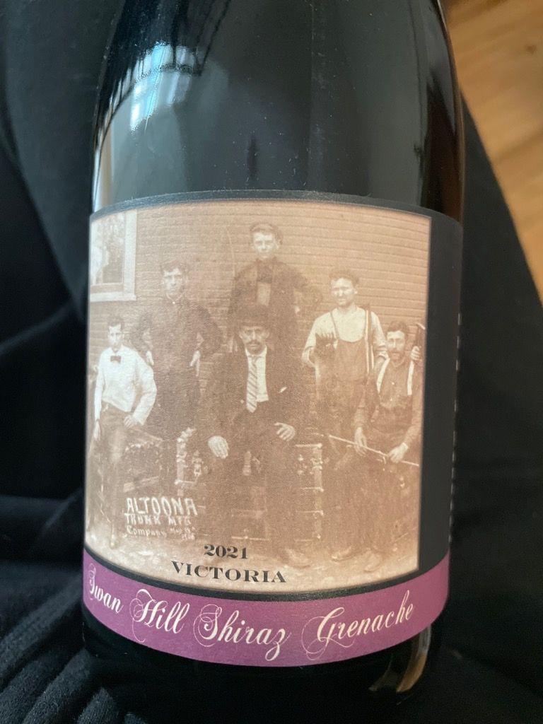 2021 Andrew Peace Estate Collection Grenache-Shiraz, Australia ...