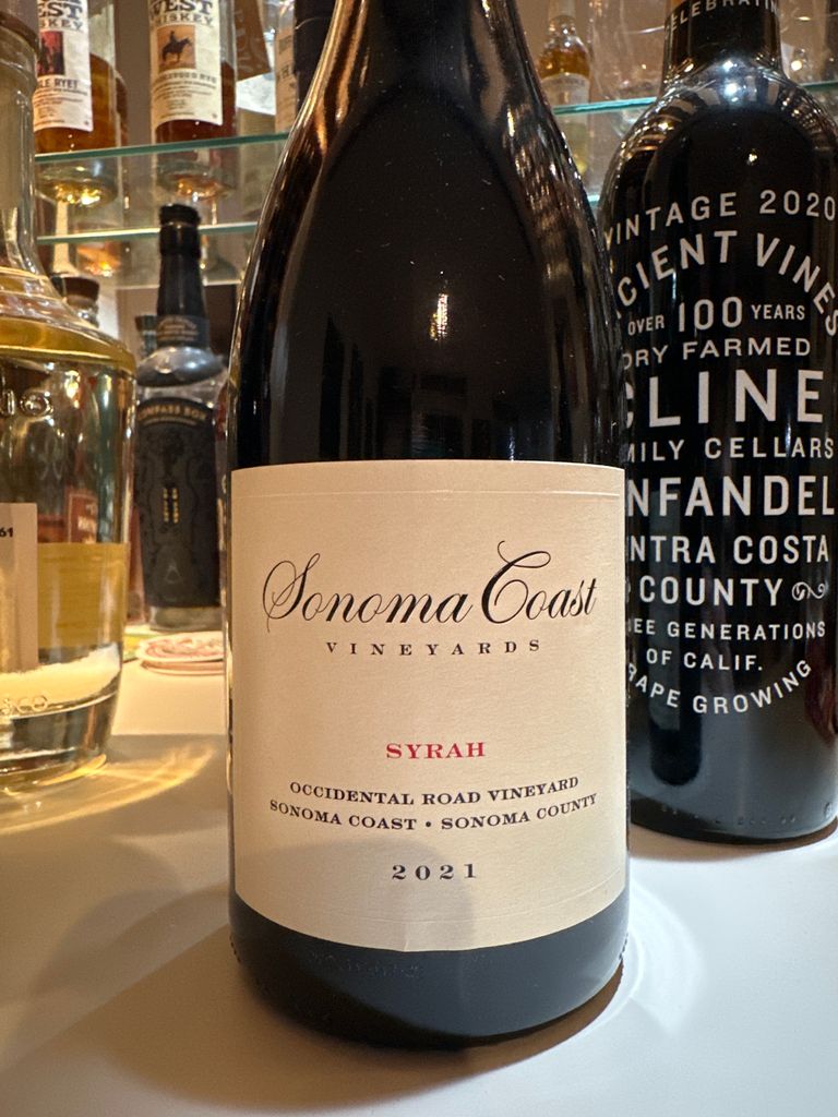 2021 Sonoma Coast Vineyards Syrah Occidental Road Vineyard Sonoma Coast, USA, California, Sonoma ...