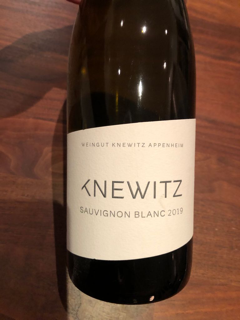 2019 Weingut Knewitz Sauvignon Blanc, Germany, Rheinhessen - CellarTracker