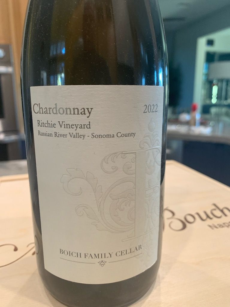 2022 Boich Family Cellar Chardonnay Ritchie Vineyard, USA, California ...