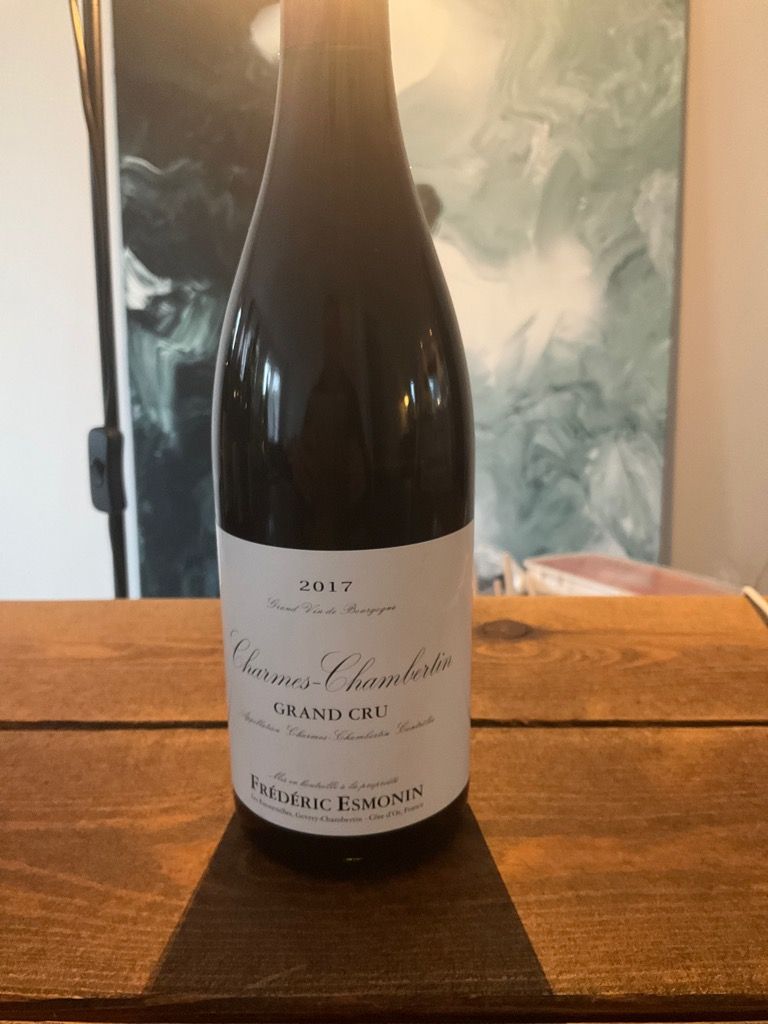 2017 Frederic Esmonin Charmes-Chambertin, France, Burgundy, Côte de ...