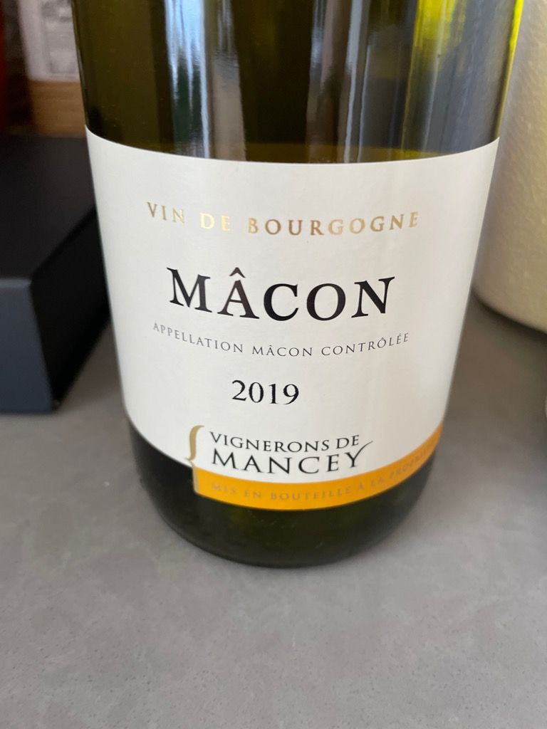 2019 Cave des Vignerons de Mancey Mâcon Mancey, France, Burgundy ...