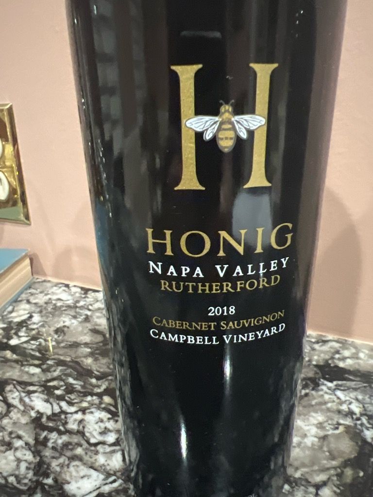 2018 Honig Cabernet Sauvignon Campbell Vineyard, USA, California, Napa ...