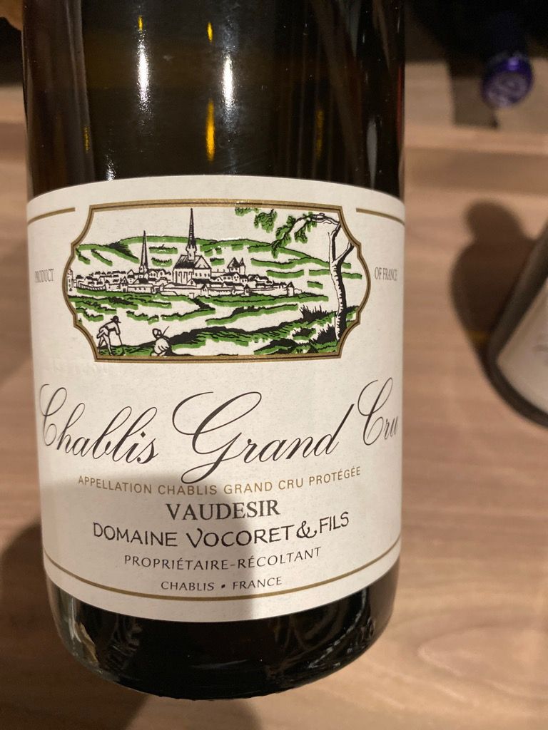 2021 Domaine Vocoret et Fils Chablis Grand Cru Vaudésir, France ...