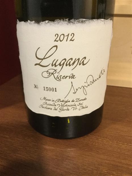 2012 Zenato Lugana Chardonnay del Veneto Riserva Sergio Zenato, Italy ...