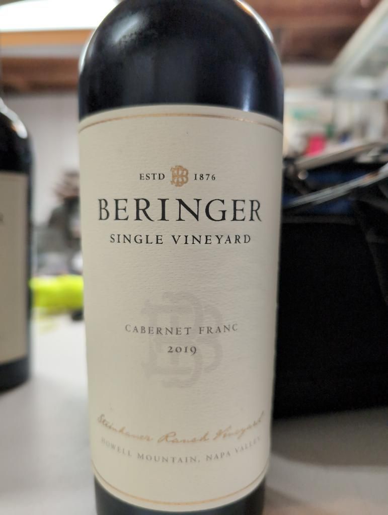 2021 Beringer Vineyards Cabernet Franc Bancroft Ranch, USA, California ...
