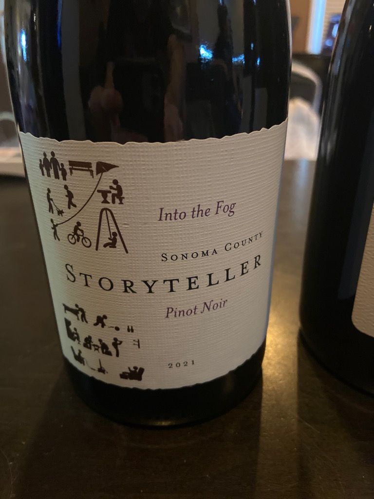 2021 Storyteller Winery Pinot Noir Into the Fog, USA, California ...