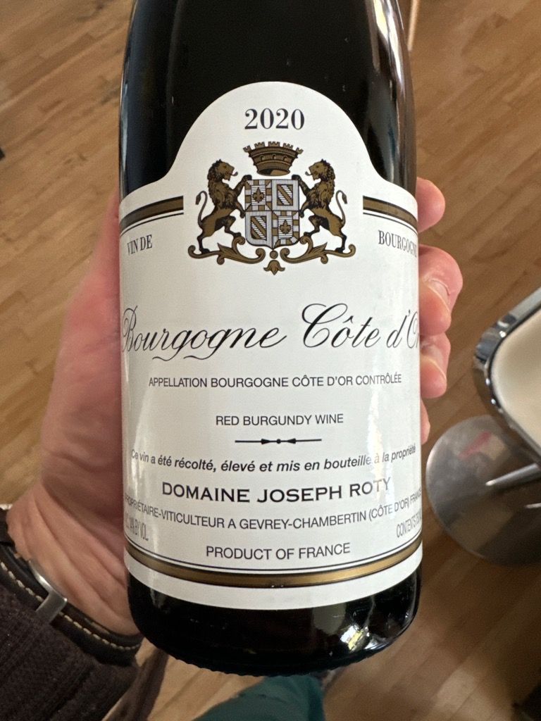 2020 Domaine Joseph Roty Bourgogne Côte d'Or Cuvée Pressonnier, France ...