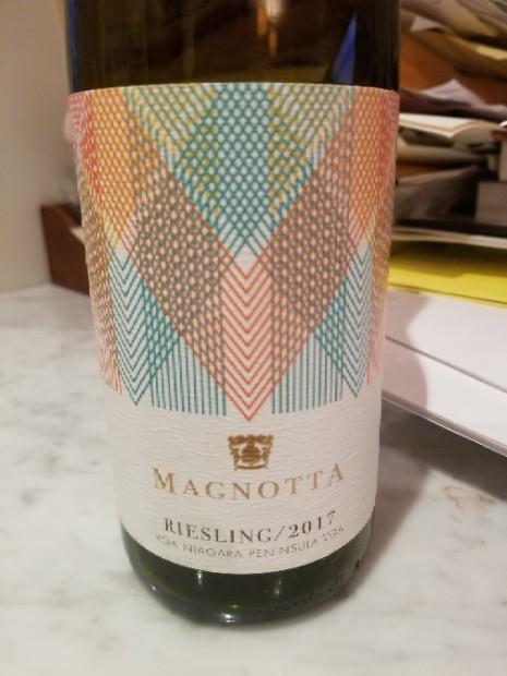 2017 Magnotta Riesling Venture Series, Canada, Ontario, Niagara ...