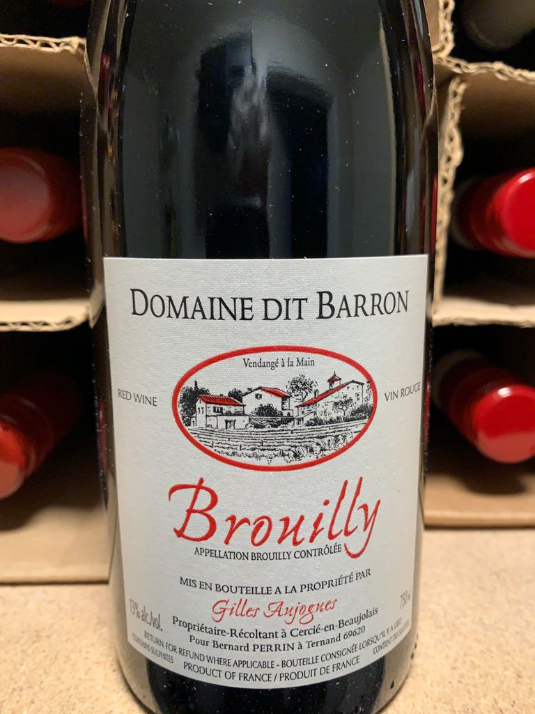 2019 Domaine Dit Barron Brouilly, France, Burgundy, Beaujolais ...