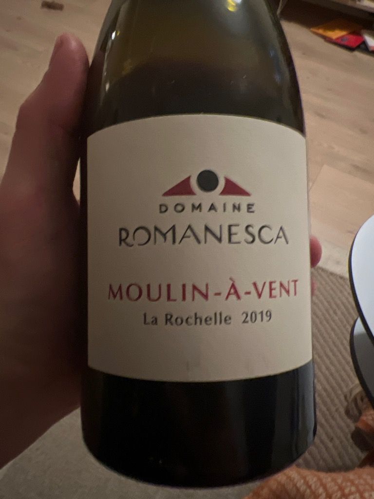 2019 Domaine Romanesca Moulin-à-Vent La Rochelle, France, Burgundy ...