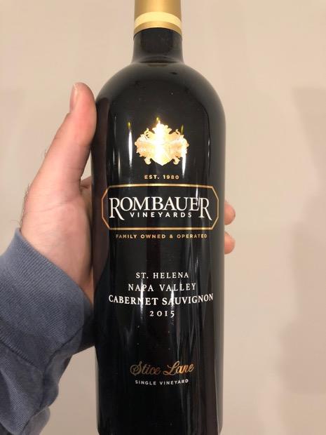 2015 Rombauer Vineyards Cabernet Sauvignon Stice Lane Vineyard, USA ...
