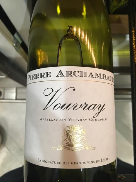 2016 Pierre Archambault Vouvray, France, Loire Valley, Touraine ...