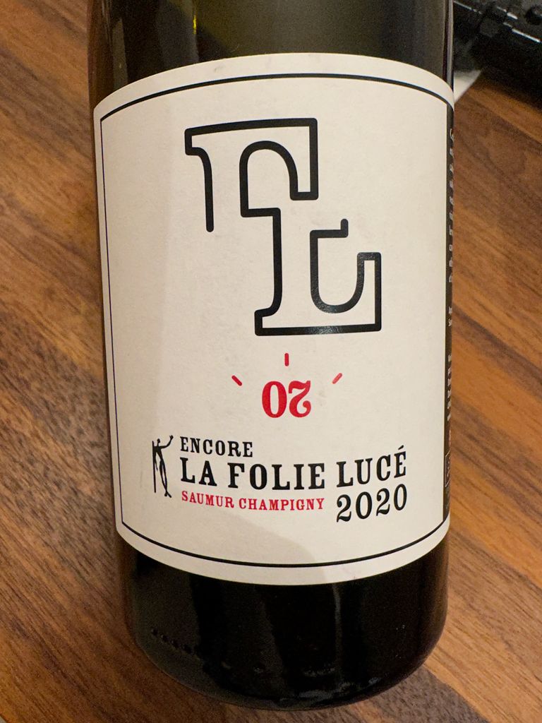 2021 Domaine la Folie Lucé Saumur-Champigny Encore, France, Loire ...