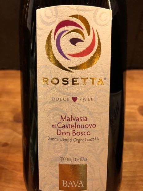 2017 Bava Malvasia di Castelnuovo Don Bosco Rosetta, Italy, Piedmont ...