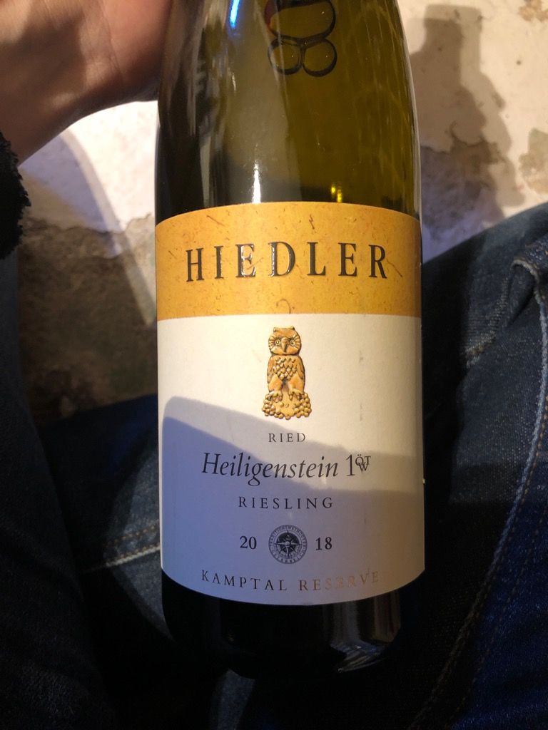 2018 Hiedler Riesling 1ÖTW Reserve Heiligenstein, Austria ...