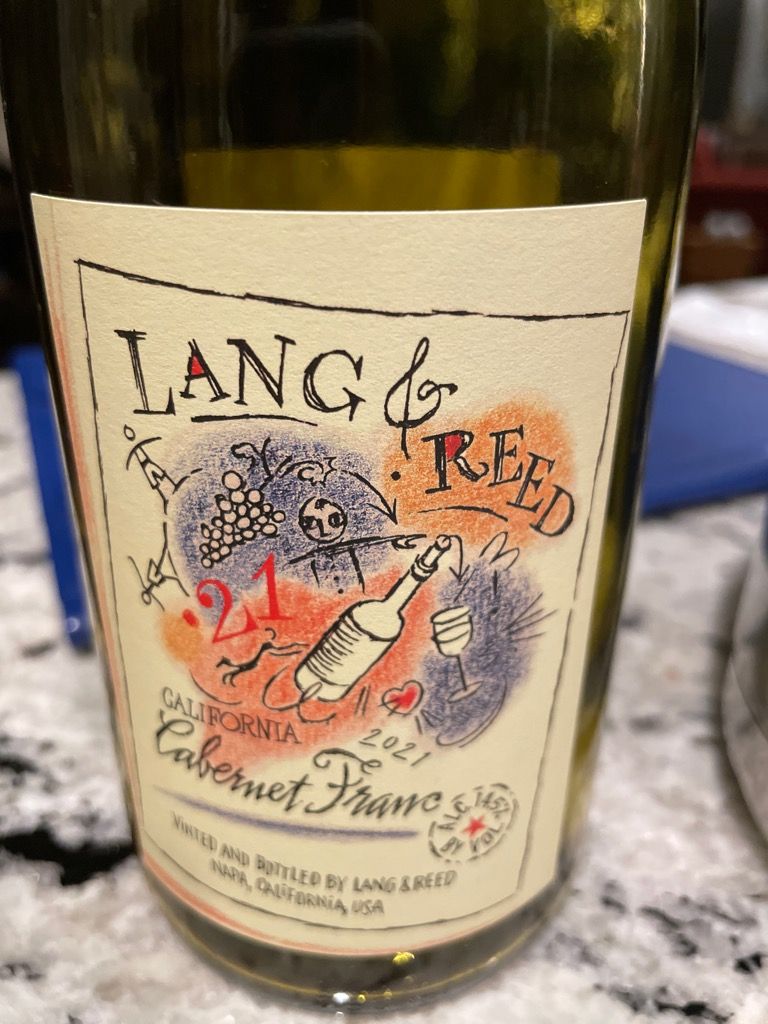 2021 Lang & Reed Cabernet Franc, USA, California, North Coast ...