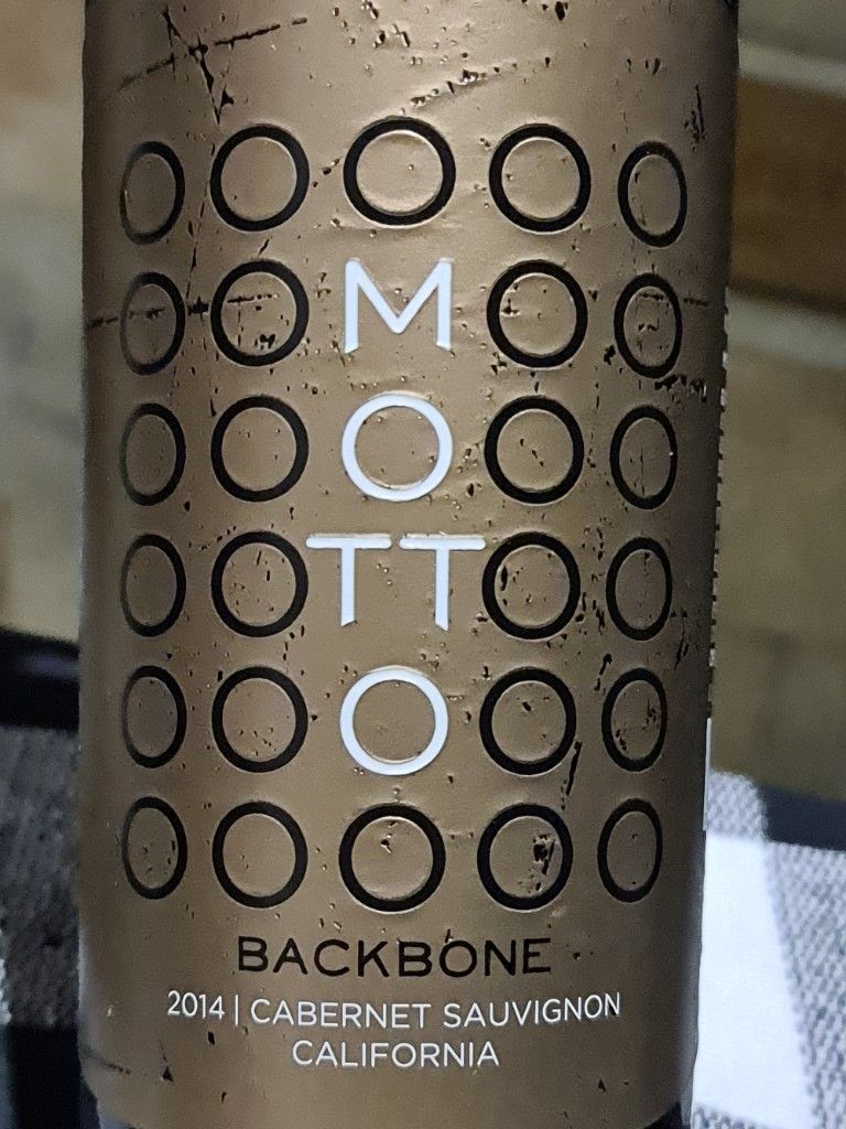 2014 Motto Wines Cabernet Sauvignon Backbone, USA, California ...