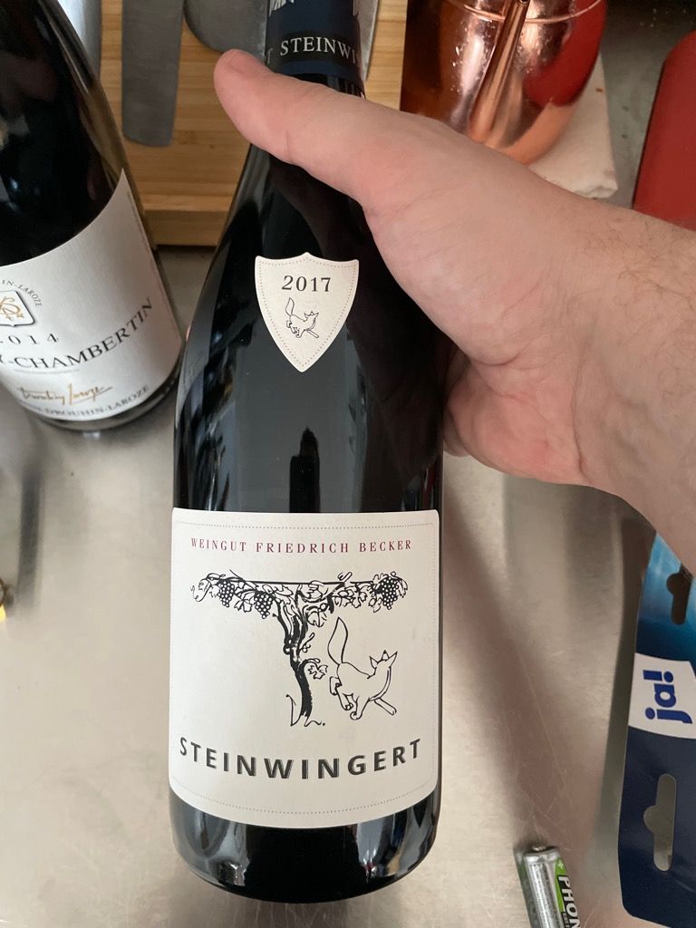 2017 Friedrich Becker Spätburgunder Steinwingert, Germany, Pfalz ...