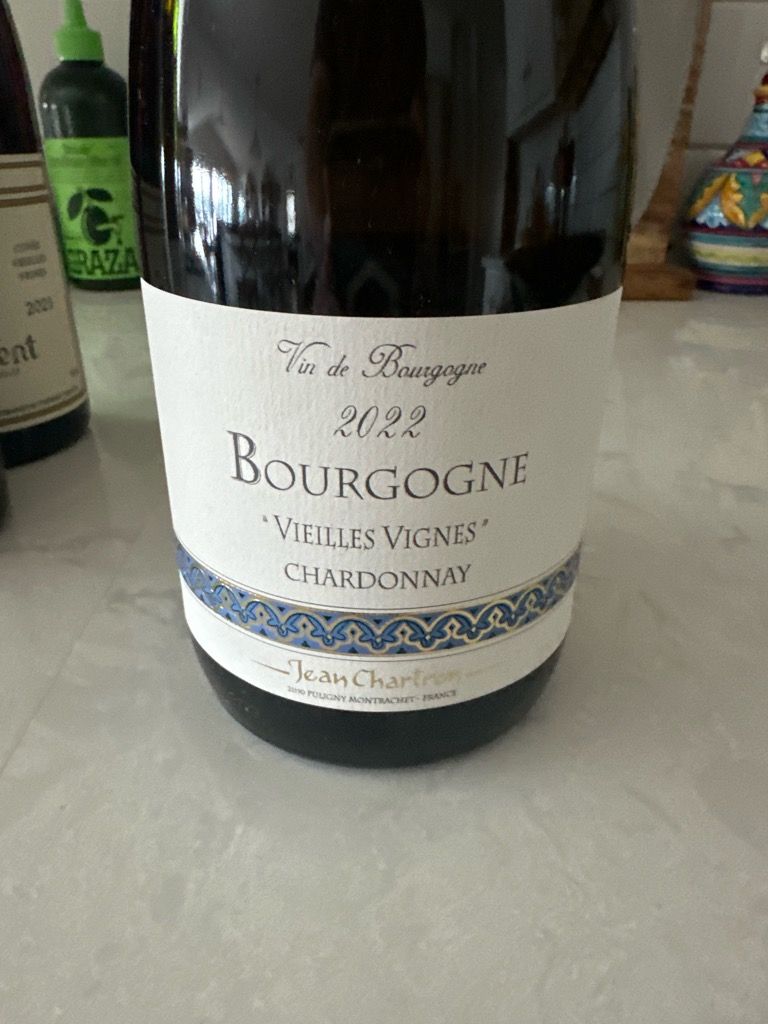 2022 Domaine Jean Chartron Chardonnay Bourgogne Vieilles Vignes, France ...