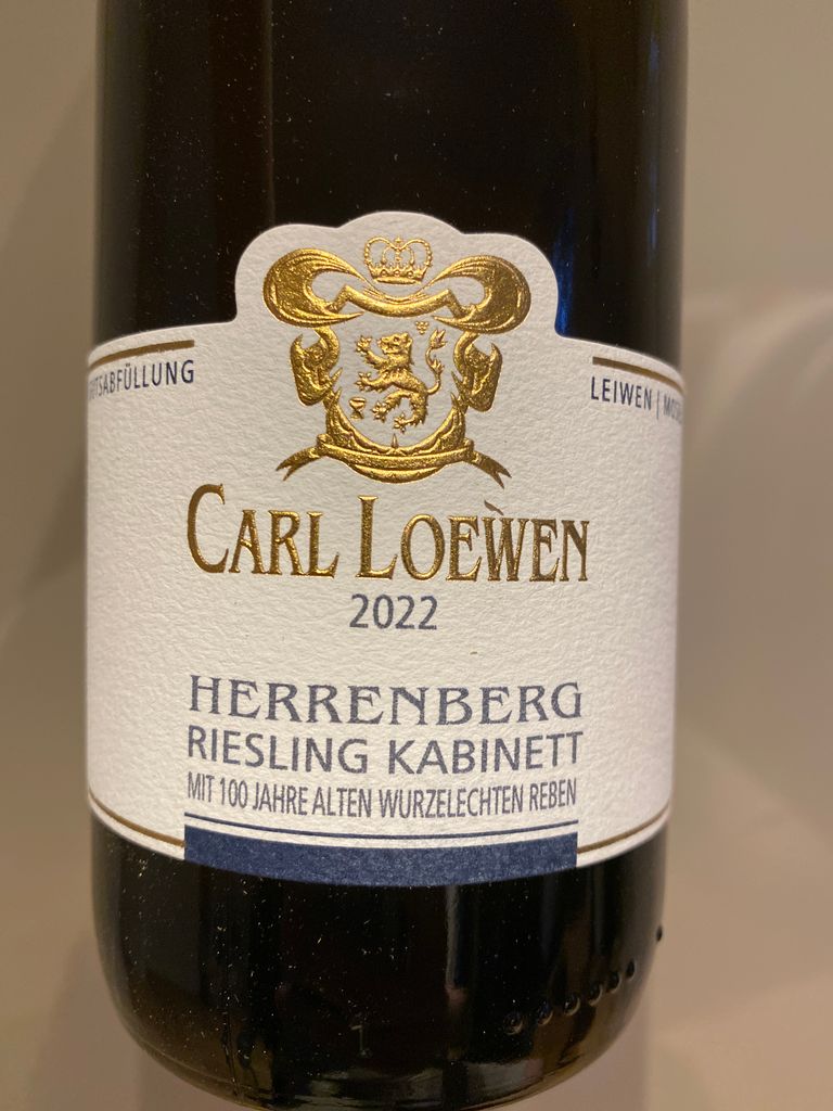2024 Carl Loewen Longuicher Maximin Herrenberg Riesling Kabinett ...