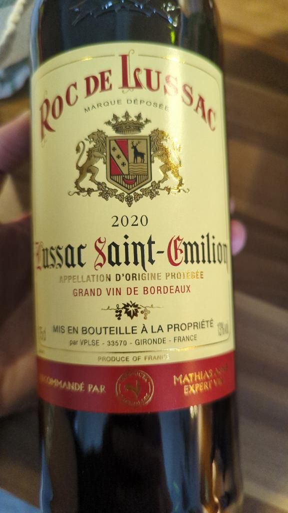 2020 Roc de Lussac, France, Bordeaux, Libournais, Lussac-St. Émilion ...