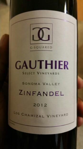 2012 Gauthier Select Vineyards Zinfandel Los Chamizal Vineyard, USA ...