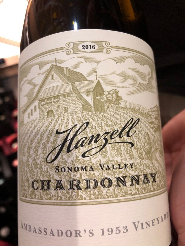 2016 Hanzell Chardonnay Ambassador's 1953 Vineyard, USA, California ...